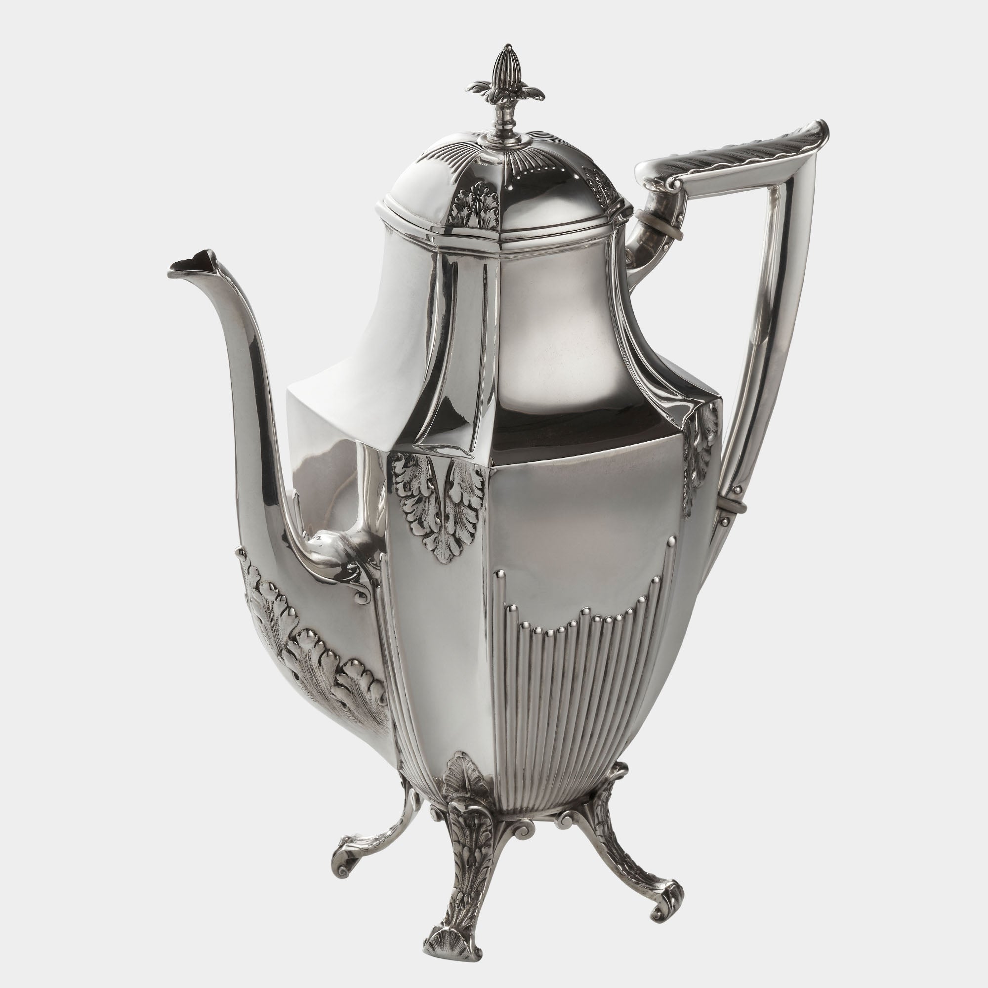 Kaffeekanne Aus Silber