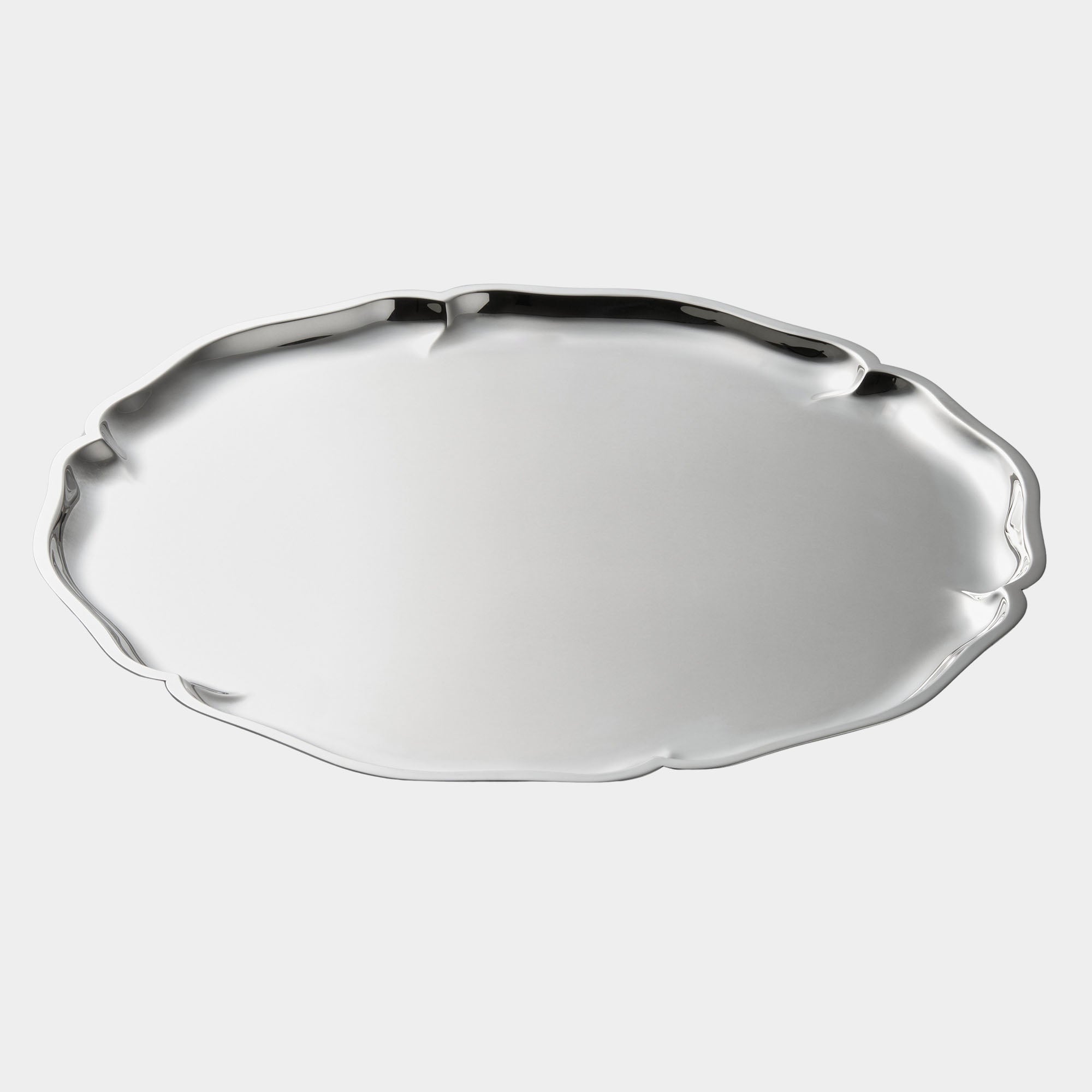 Tablett Aus Silber